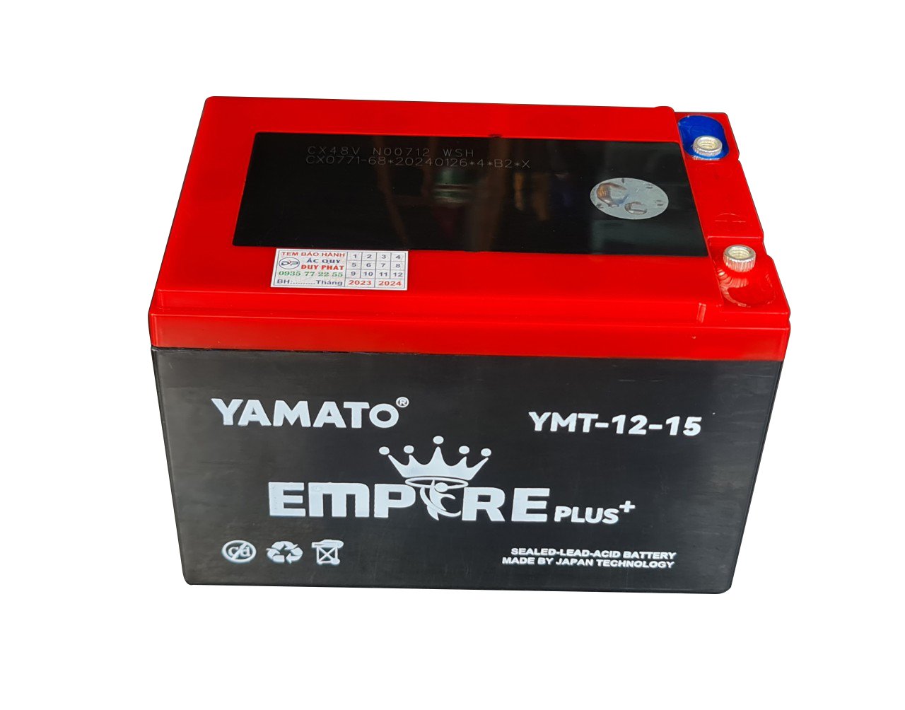 Bình ắc quy xe đạp điện Hkbike Cap A chính hãng